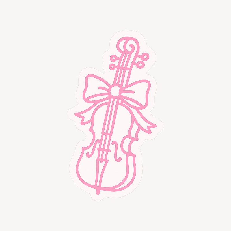 Violin Outline Gradient Musical Texture Images | Free Photos, PNG ...