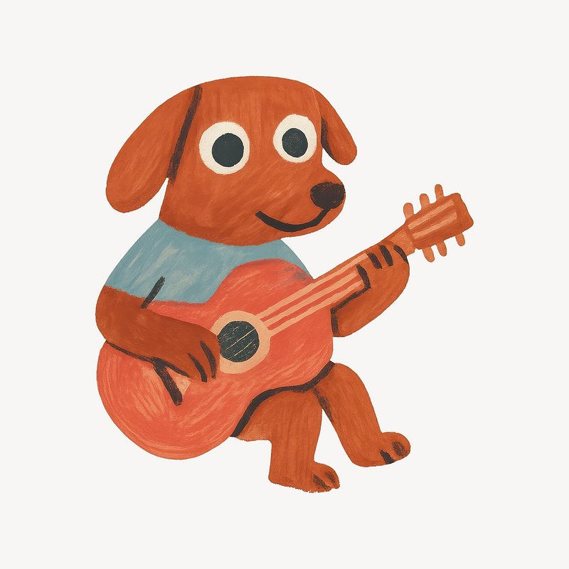 Guitar+cartoon Texture Images | Free Photos, PNG Stickers, Wallpapers ...