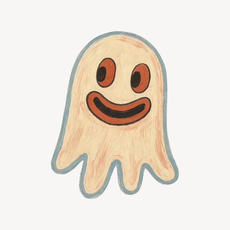Ghost+brown+color Cute Images | Free Photos, PNG Stickers, Wallpapers ...