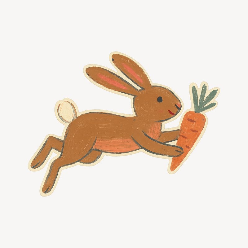 Rabbit++cartoon+images PNG Images | Free Photos, PNG Stickers ...