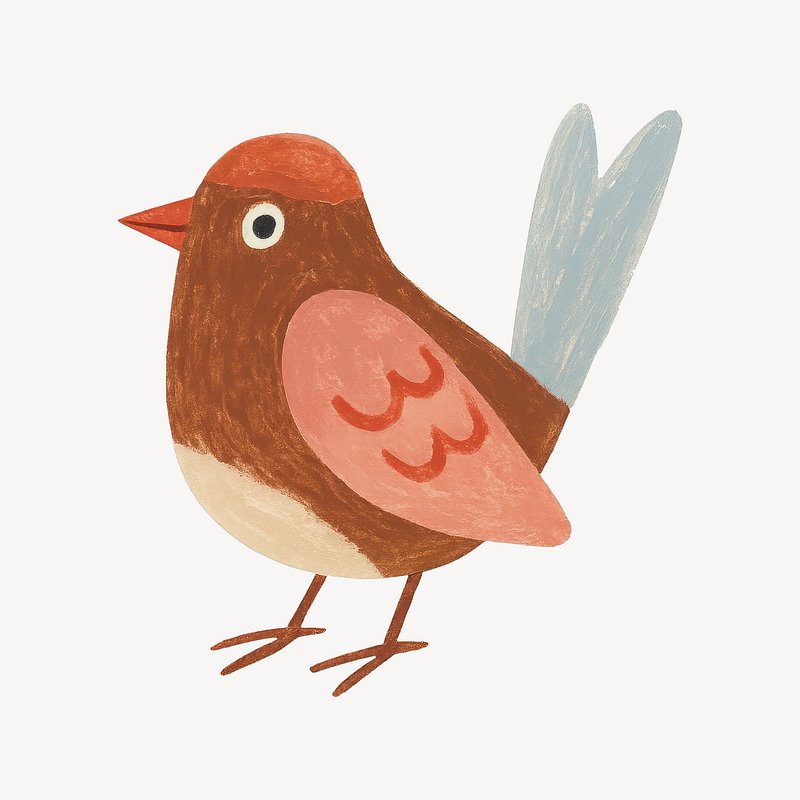 Brown+colorful+birds Illustration Background Images | Free Photos, PNG ...