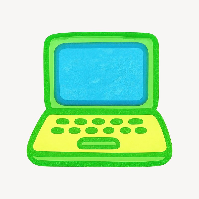 Children And Laptop Technology Cartoon Images | Free Photos, PNG ...