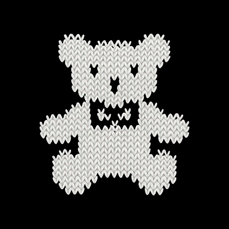 Black And White Bear Texture PNG Teddy Images | Free Photos, PNG ...