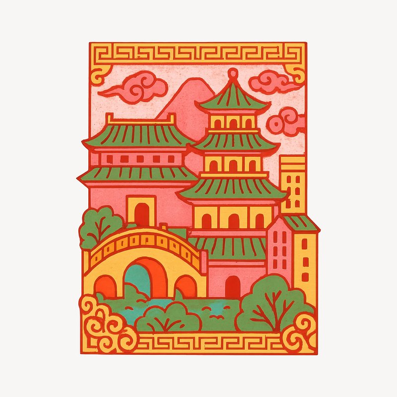 Chinese Ancient Buildings Art Pagoda Images | Free Photos, PNG Stickers ...