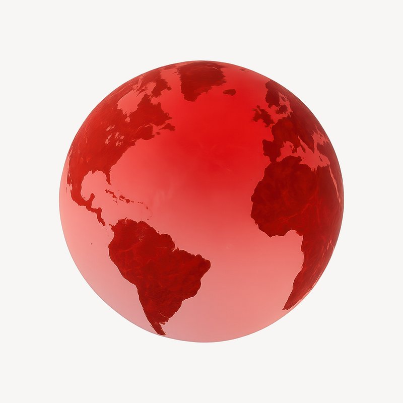 World+map+red PNG Images | Free Photos, PNG Stickers, Wallpapers ...