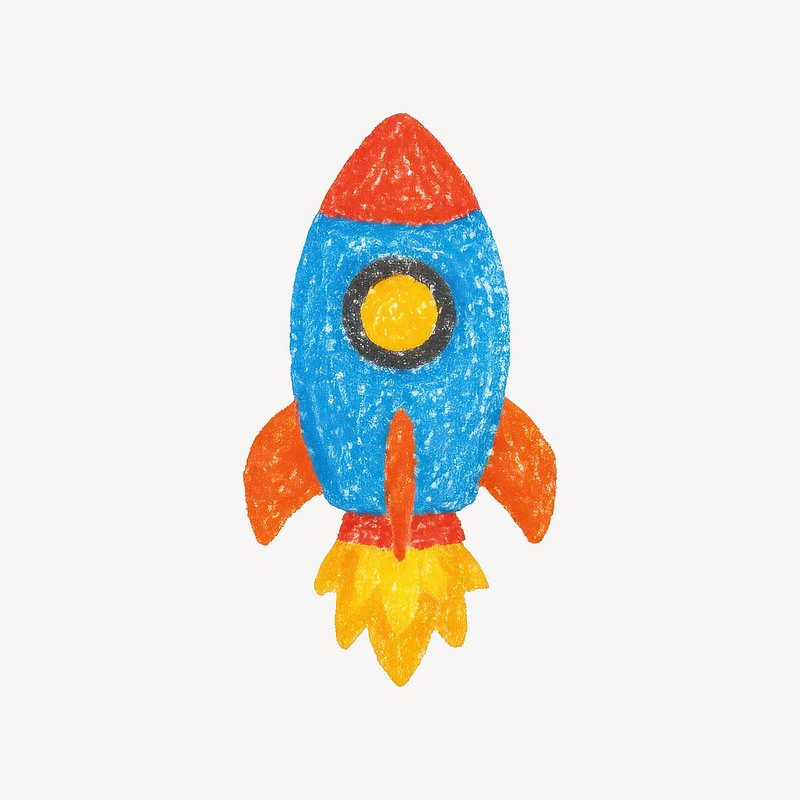 Rocket+drawing Art Images | Free Photos, PNG Stickers, Wallpapers ...