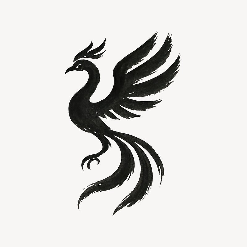 Phoenix Bird Isolated Transparent Art Images | Free Photos, PNG ...