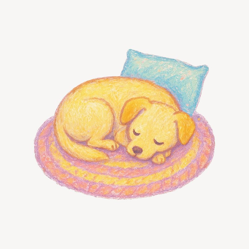 Dog+sleeping+illustration Shadow Images | Free Photos, PNG Stickers ...