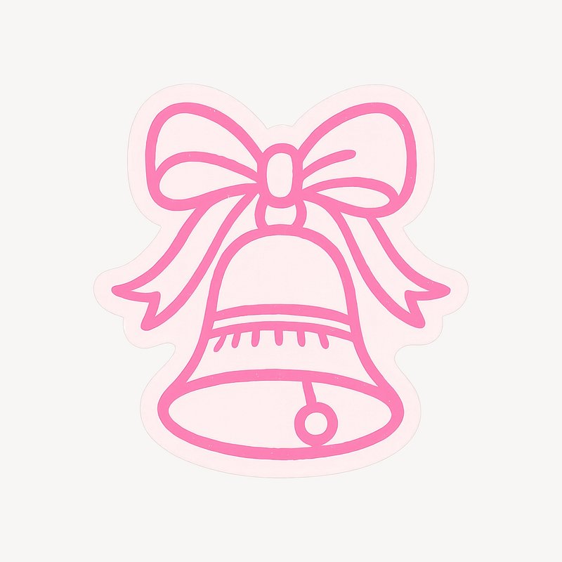 Christmas Bell Ribbon Images | Free Photos, PNG Stickers, Wallpapers ...