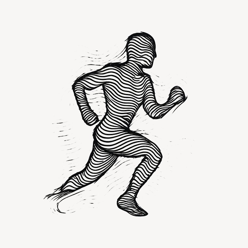 Running Silhouette PNG Black Images | Free Photos, PNG Stickers ...