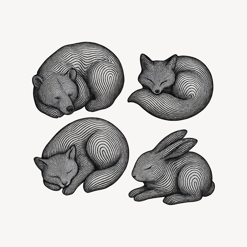 Woodcut Fox Black Images | Free Photos, PNG Stickers, Wallpapers ...