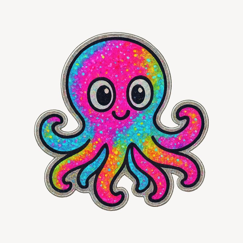 Cartoon+of+happy+octopuses. Background Playful Images | Free Photos ...