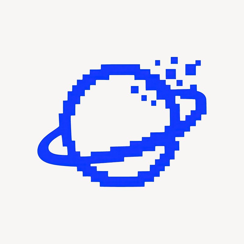 Pixel+planet Digital Background Space Shadow Images | Free Photos, PNG ...