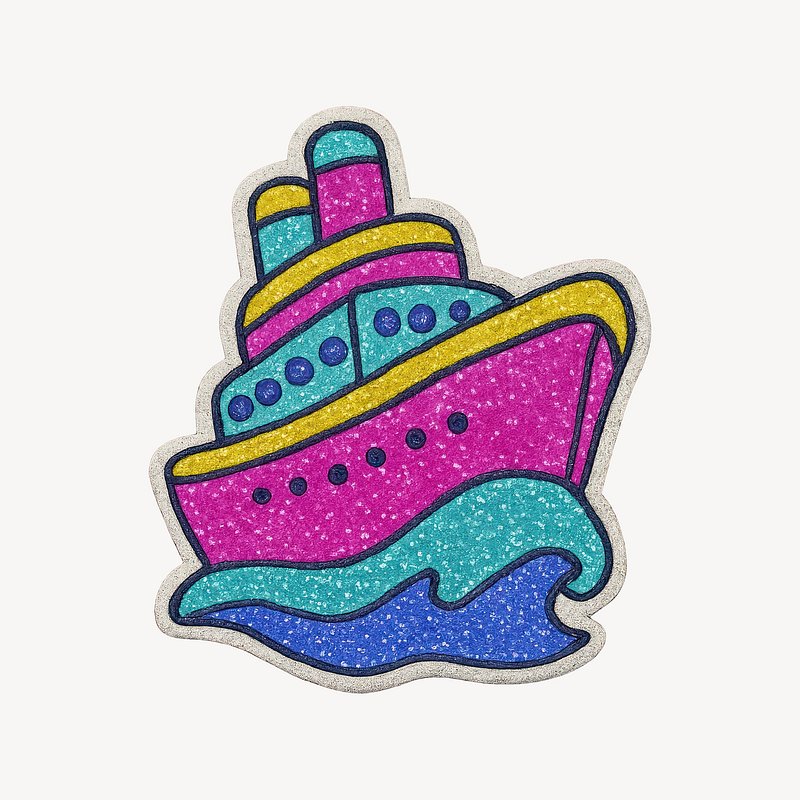Ship Sticker Design Background PNG Aesthetic Images | Free Photos, PNG ...