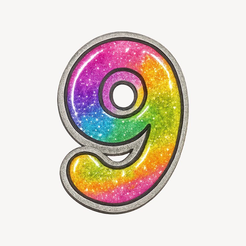 Glitter Design Numbers Shadow Images | Free Photos, PNG Stickers ...
