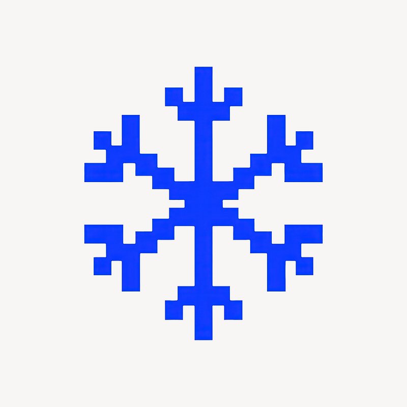 Snowflake+pixel Winter Images | Free Photos, PNG Stickers, Wallpapers ...