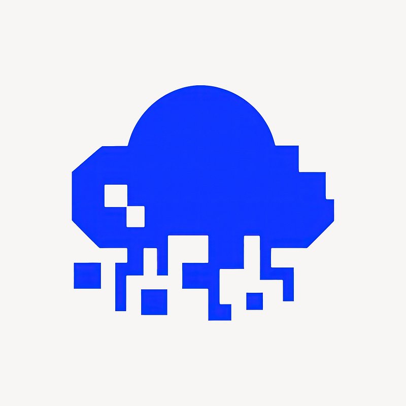 Pixel Rain Cloud Images | Free Photos, PNG Stickers, Wallpapers ...