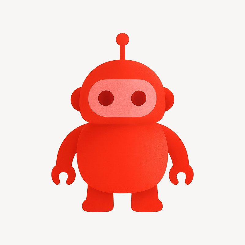 Cute Robot Transparent Background Gradient Cartoon Images | Free Photos ...