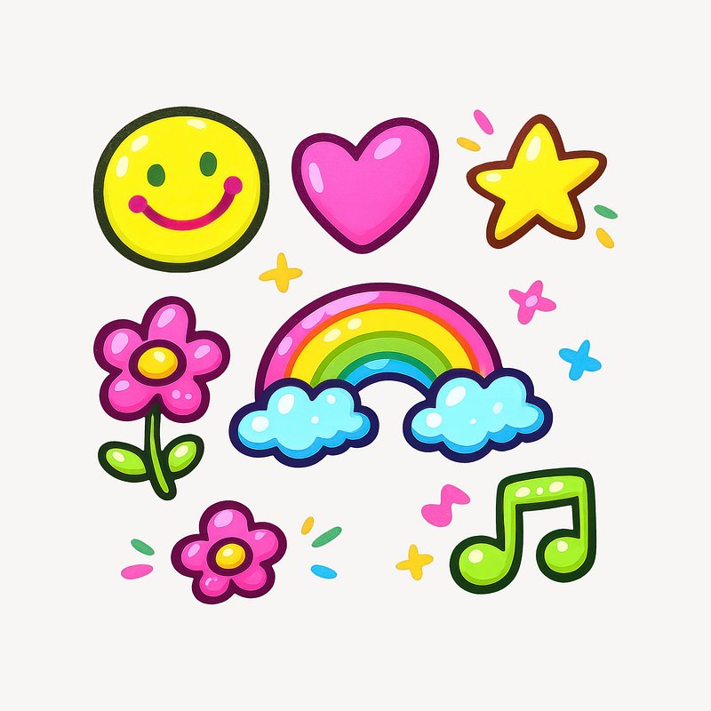 Smiley Star Flower PNG Face Images | Free Photos, PNG Stickers ...