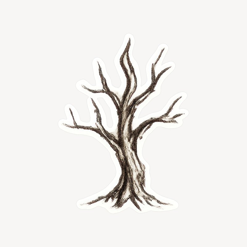 Tree Sketch Paper Background Aesthetic Art Images | Free Photos, PNG ...