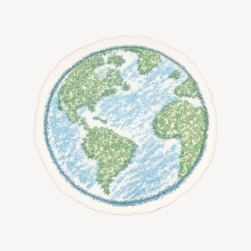 Transparent PNG Earth Map Paper Aesthetic Images | Free Photos, PNG ...