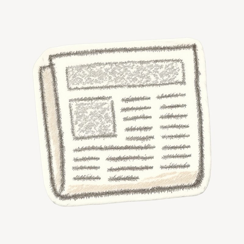Drawing+of+newspaper Shadow PNG Images | Free Photos, PNG Stickers ...