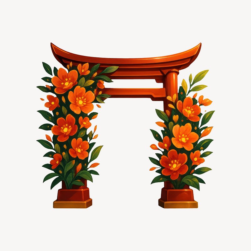 Japanese Gate Background Design Torii Art Images | Free Photos, PNG ...