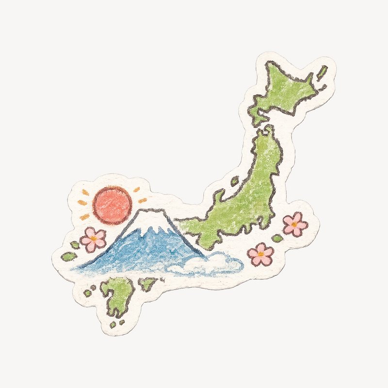 Map Japan Art Paper JPG Images | Free Photos, PNG Stickers, Wallpapers ...