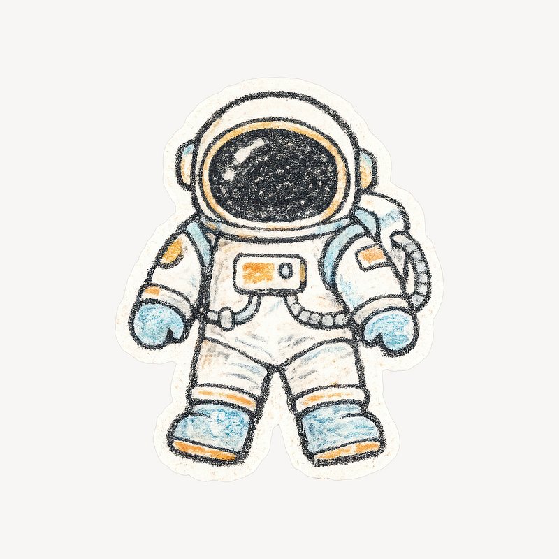 Sticker Astronaut Cartoon Images | Free Photos, PNG Stickers ...