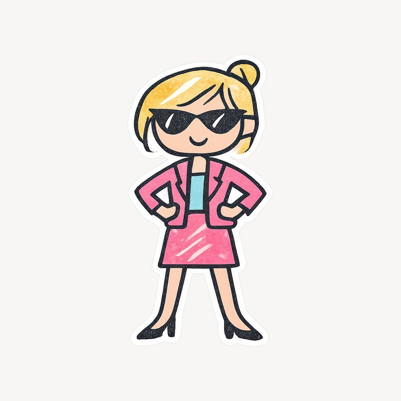 Boss+girl+aesthetic Cartoon Images | Free Photos, PNG Stickers ...