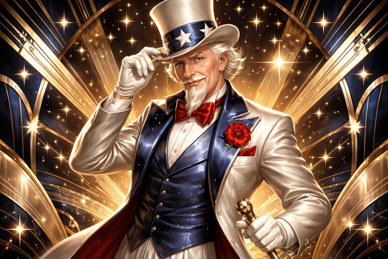 Uncle Illustration Stars Background Images | Free Photos, PNG Stickers ...