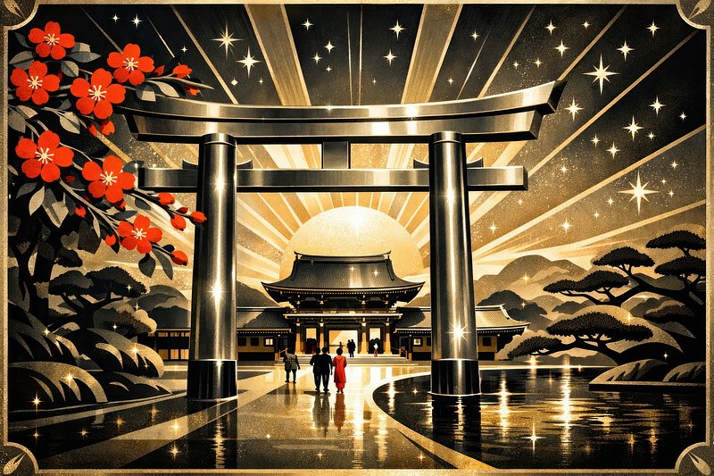 Japanese Gate Background Design Torii Art Images | Free Photos, PNG ...