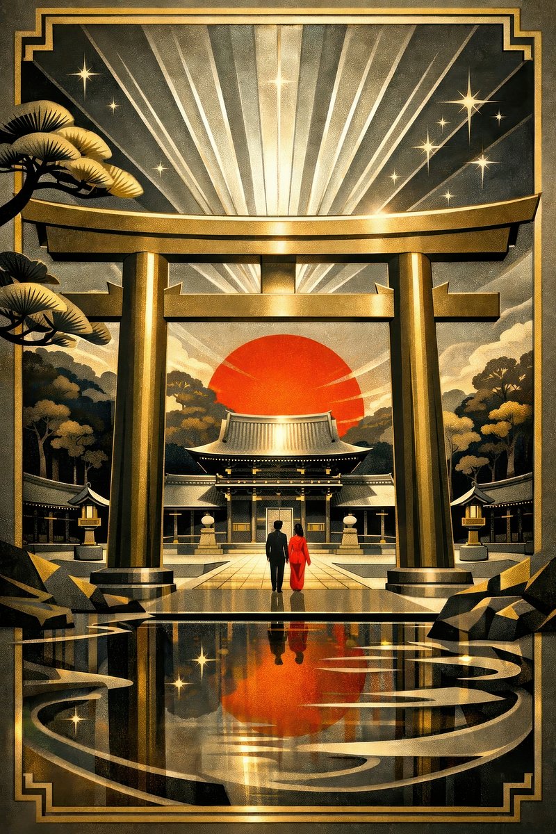 Temple Gate Japanese Traditional Illustration Torii Images | Free ...