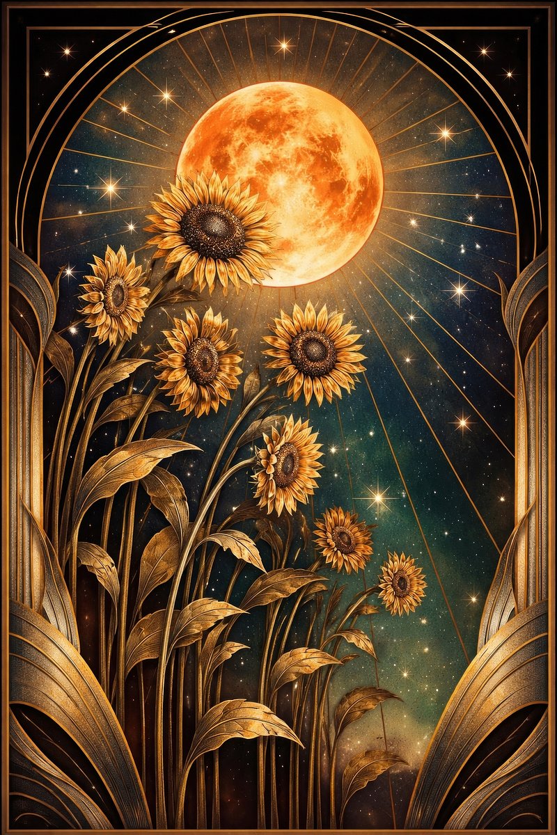 Sunflower+poster Golden Images | Free Photos, PNG Stickers, Wallpapers ...