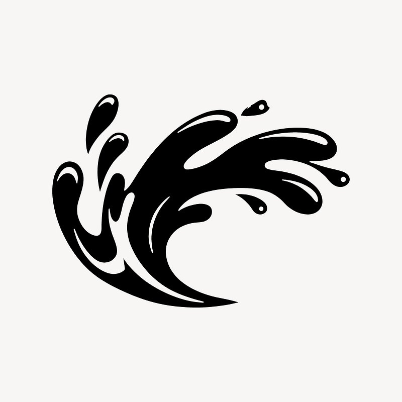 Water Waves Black Background Design PNG Images | Free Photos, PNG ...