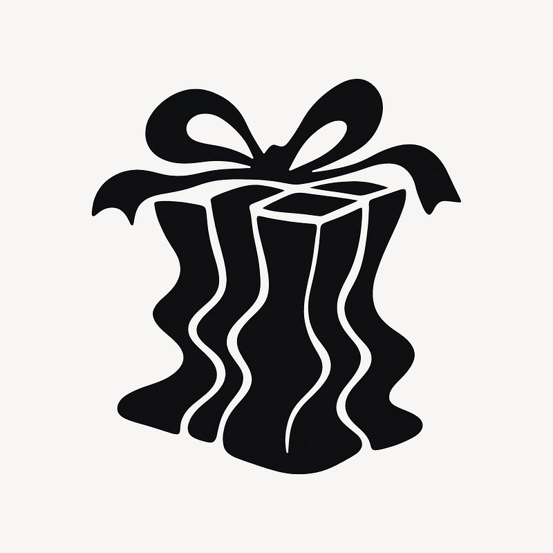 Gift Icons Present Black Isolated Images | Free Photos, PNG Stickers ...