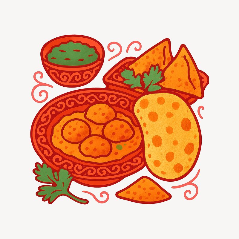 Indian+food+design Isolated Images | Free Photos, PNG Stickers ...