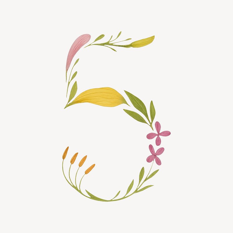 Floral Numeric PNG Flowers Images | Free Photos, PNG Stickers ...