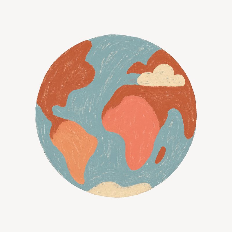 Blue+and+red+map+of+world Earth Images | Free Photos, PNG Stickers ...