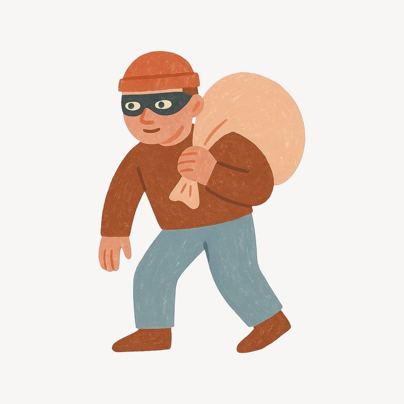 Thief Cartoon Art Images | Free Photos, PNG Stickers, Wallpapers ...