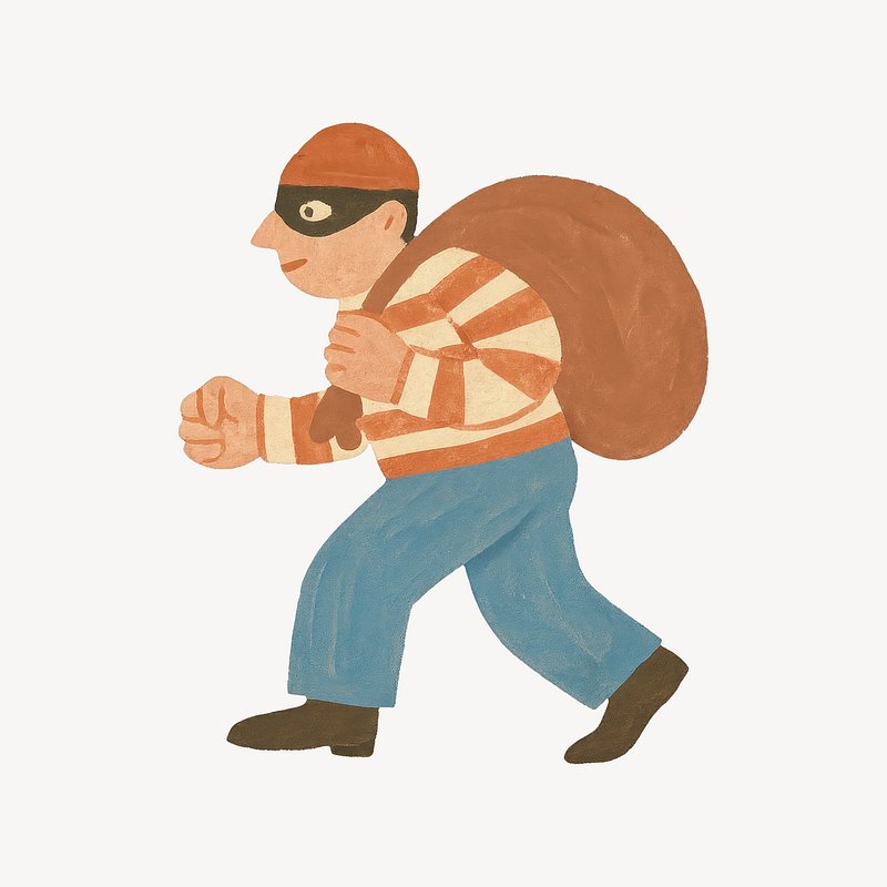 Thief Cartoon Art Images | Free Photos, PNG Stickers, Wallpapers ...