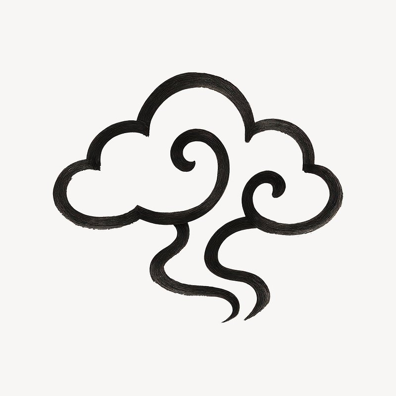 Cloud Black And White PNG Abstract Images | Free Photos, PNG Stickers ...