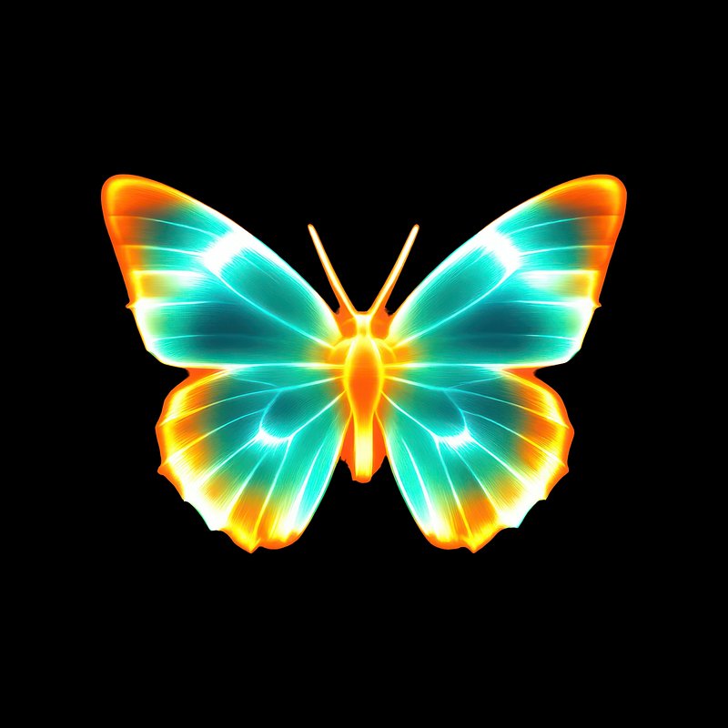 Butterfly Glowing PNG Images | Free Photos, PNG Stickers, Wallpapers ...