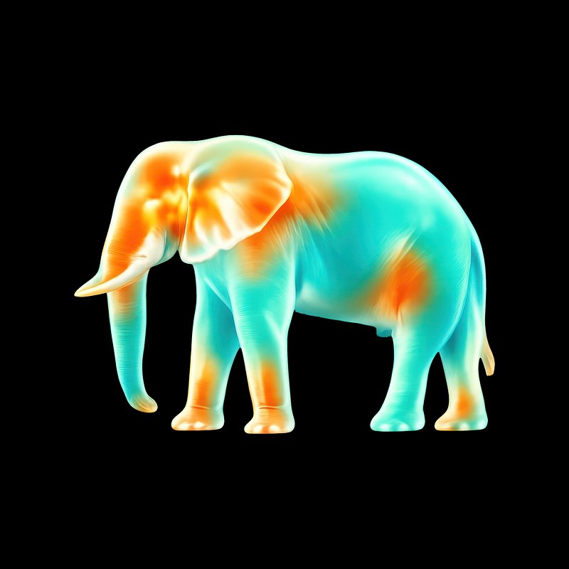 Elephant Silhouette Shadow Design Images | Download Free Design ...