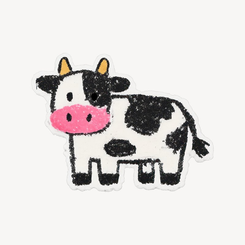 White+cow+cartoon Isolated Transparent Images | Free Photos, PNG ...