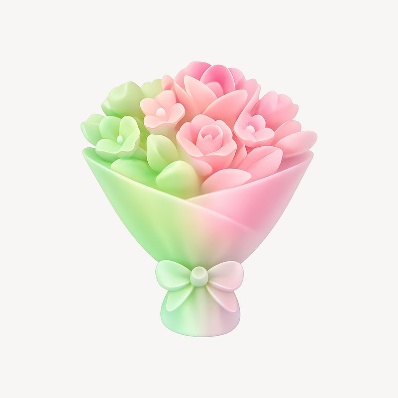 Pink+and+green+bouquet Floral Images | Free Photos, PNG Stickers ...