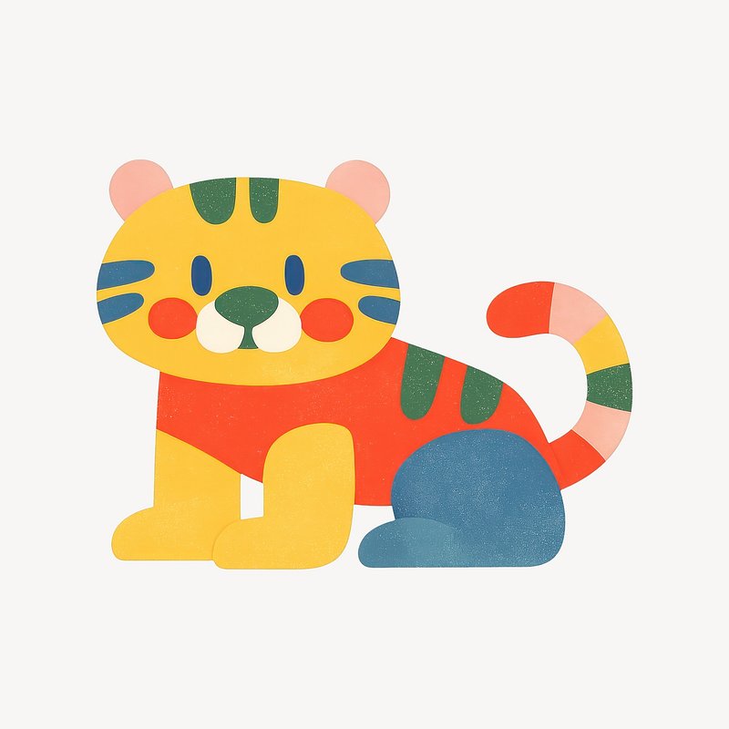 Tiger+cartoon+images Art PNG Texture Images | Free Photos, PNG Stickers ...