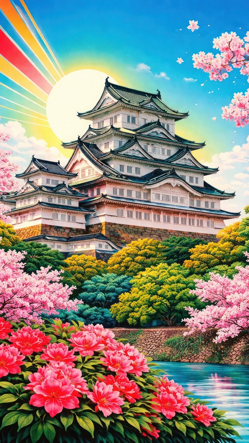 Traditional Japanese Castle Art Aesthetic Images | Free Photos, PNG ...