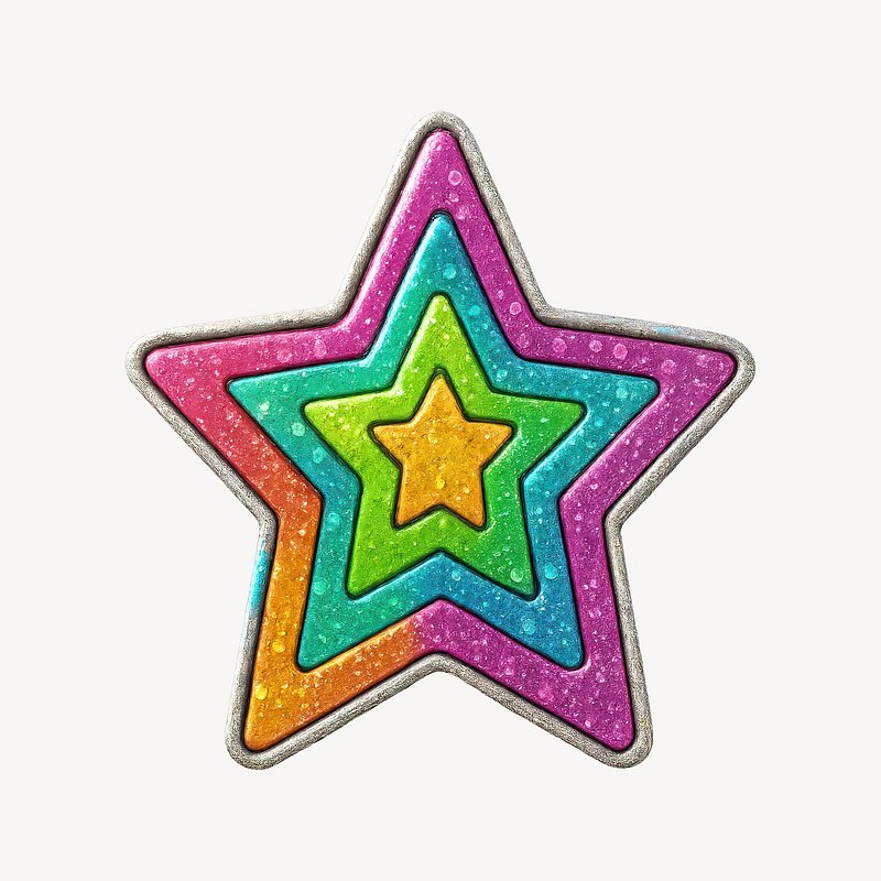 Glitter+star+stickers Aesthetic Images | Free Photos, PNG Stickers ...