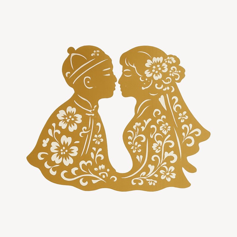 Wedding Chinese Gradient Gold Images | Free Photos, PNG Stickers ...